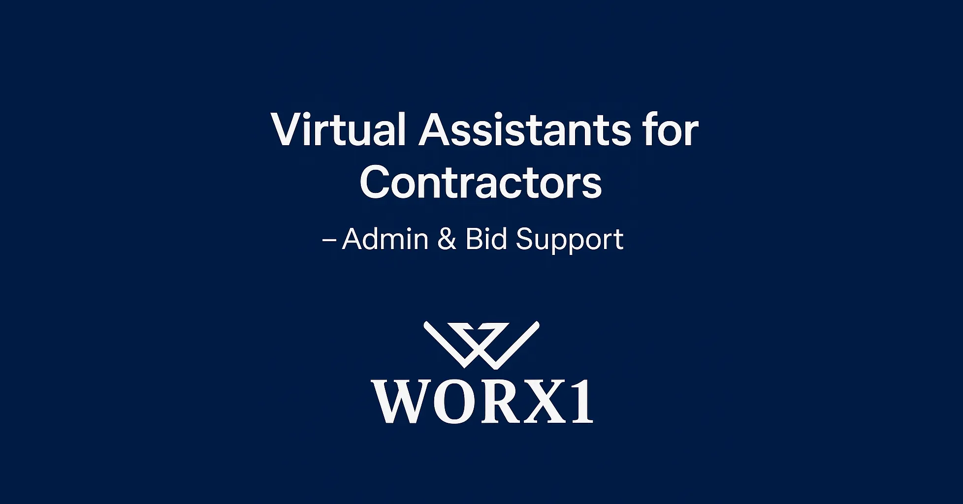 Virtual Assistants for Contractors – Admin & Bid Support